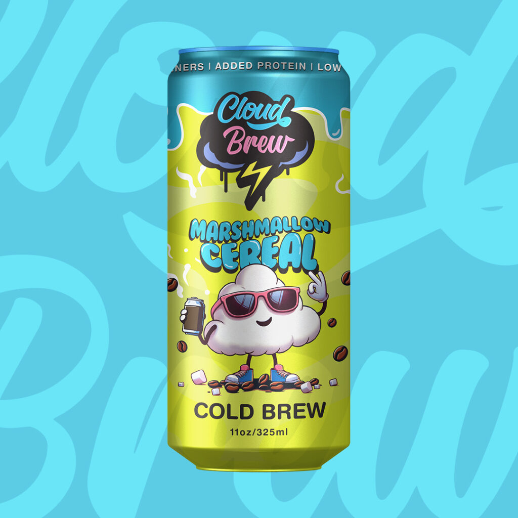 Cloud Brew: Cold brew can design - MASHTA | Design Studio