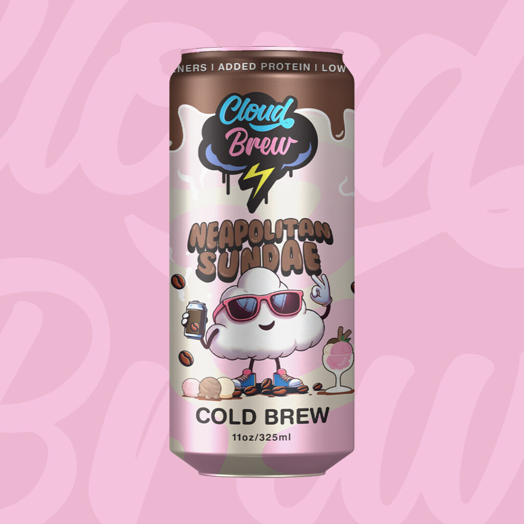 Cloud Brew: Cold brew can design - MASHTA | Design Studio